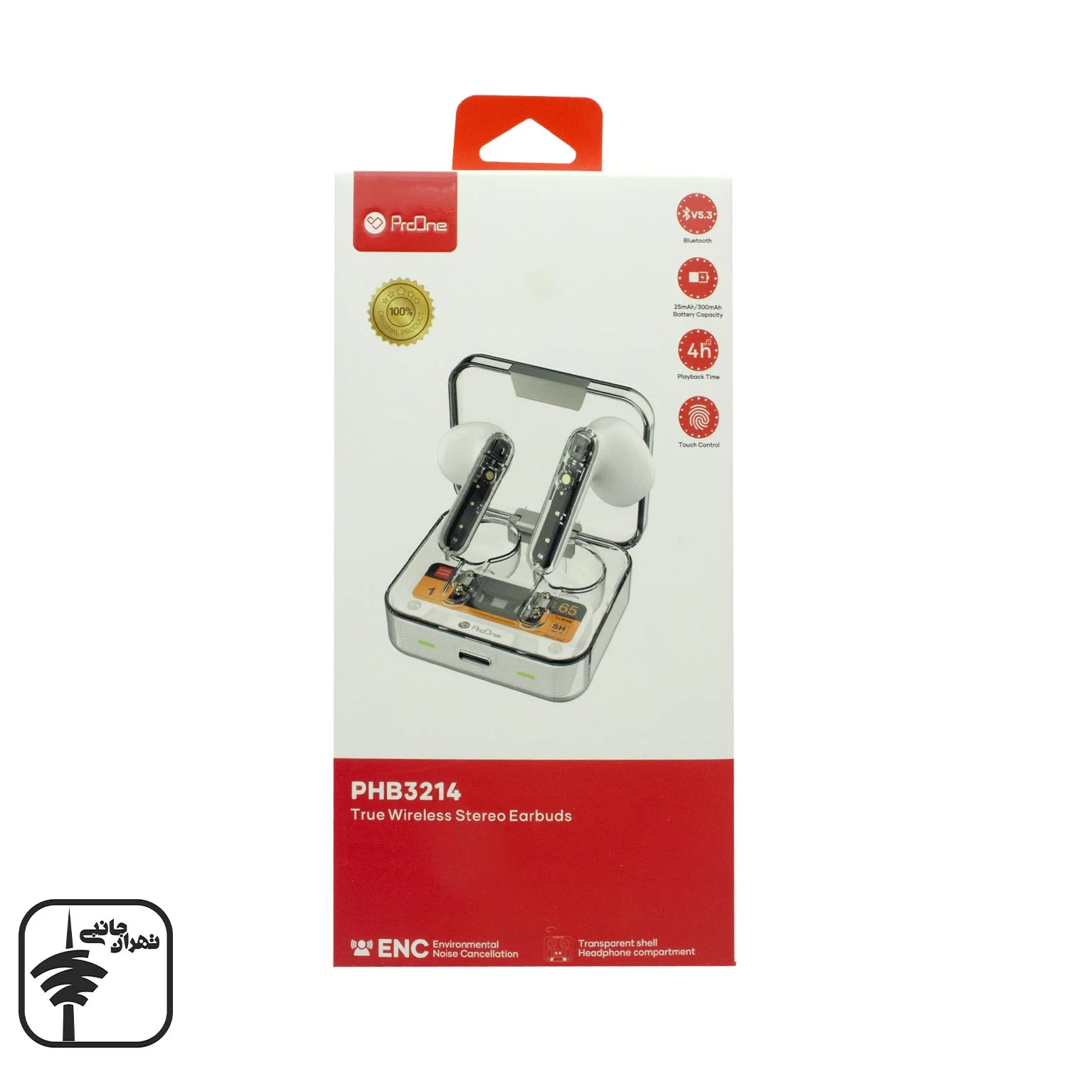 خرید عمده هندزفری بلوتوثی پرووان مدل PHB3214 + پخش با قیمت مناسب | تهران جانبی